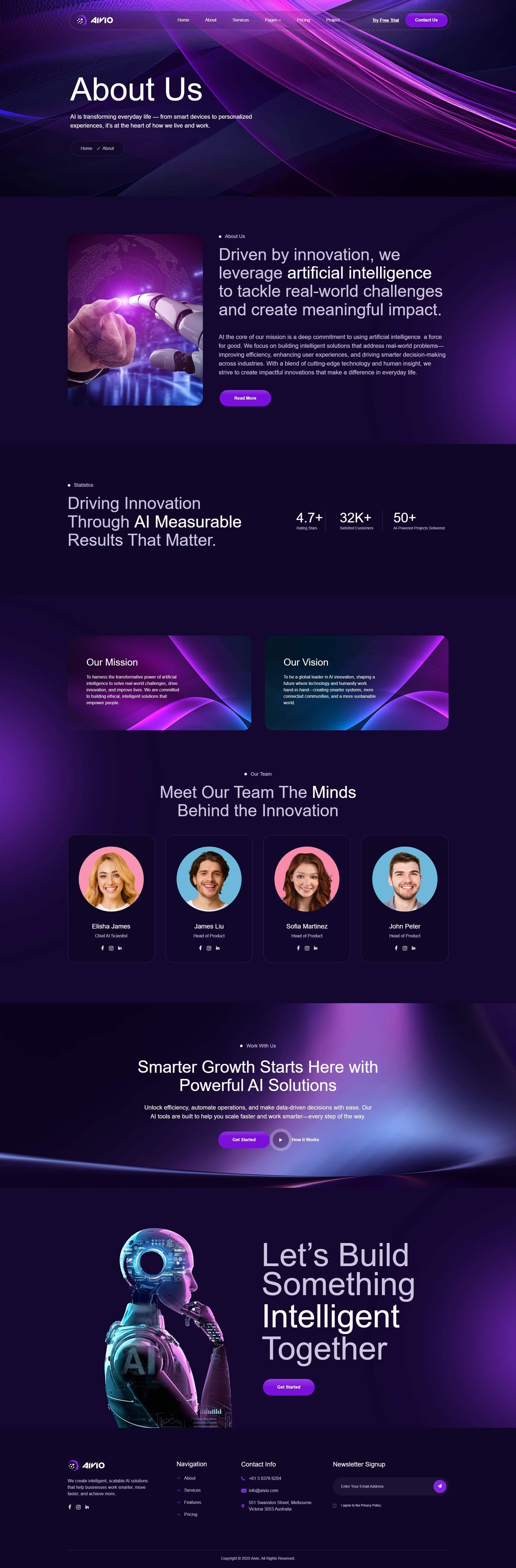 Aivio - Artificial Intelligence Elementor Template Kit by designingmedia